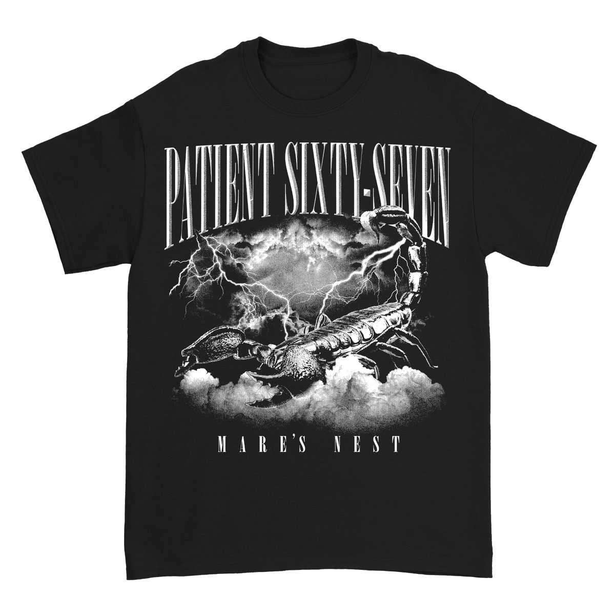 Mare's Nest Black Tee – Patient Sixty-Seven